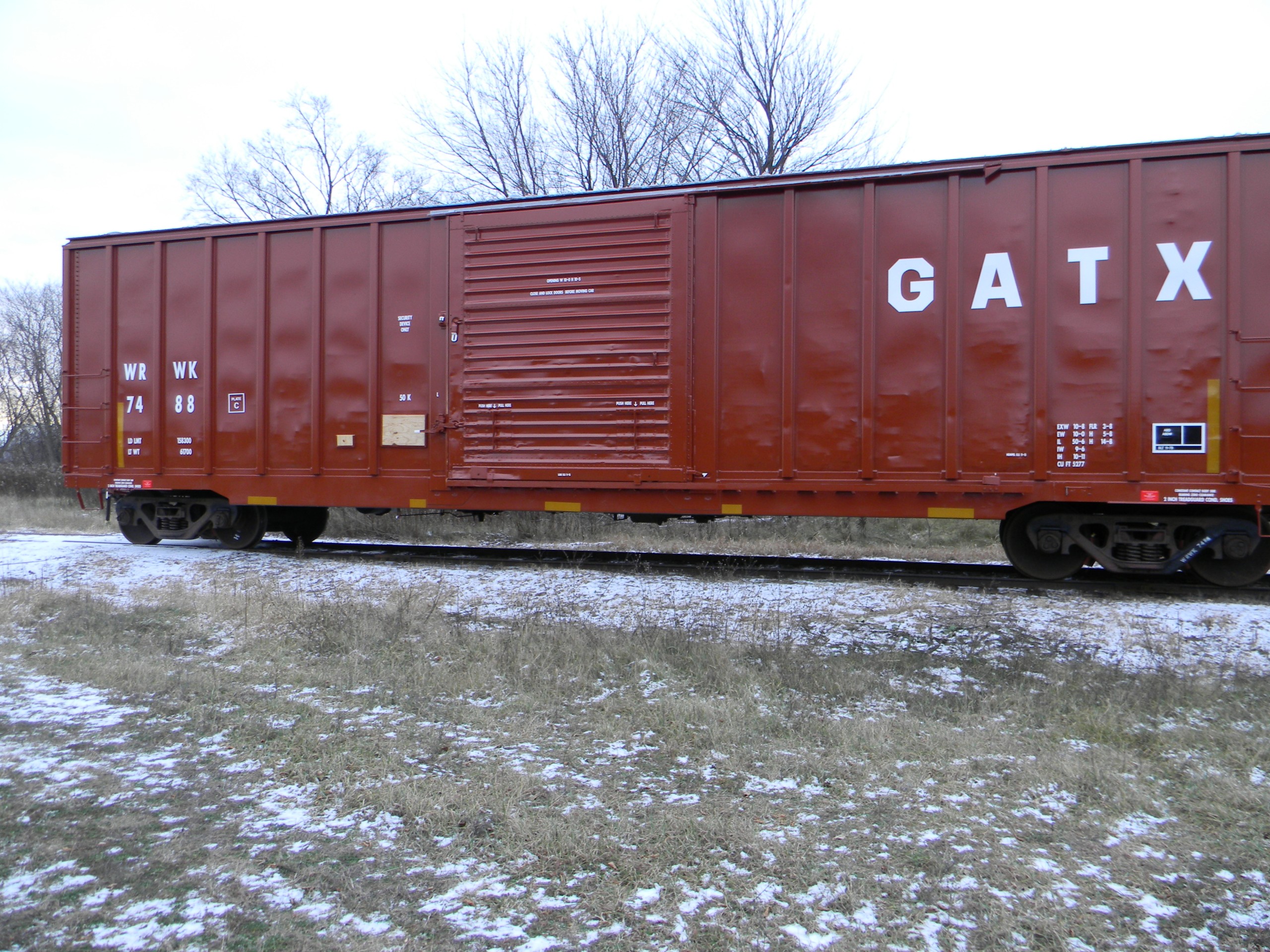 Wagons couverts standards de 50 pieds de 70 tonnes | GATX Corporation